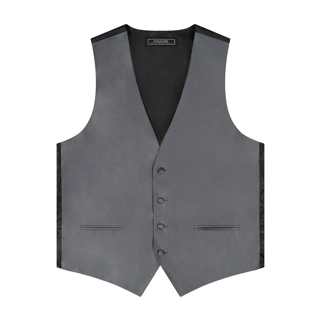 Tone on Tone Print 4 Button Full Back Vest